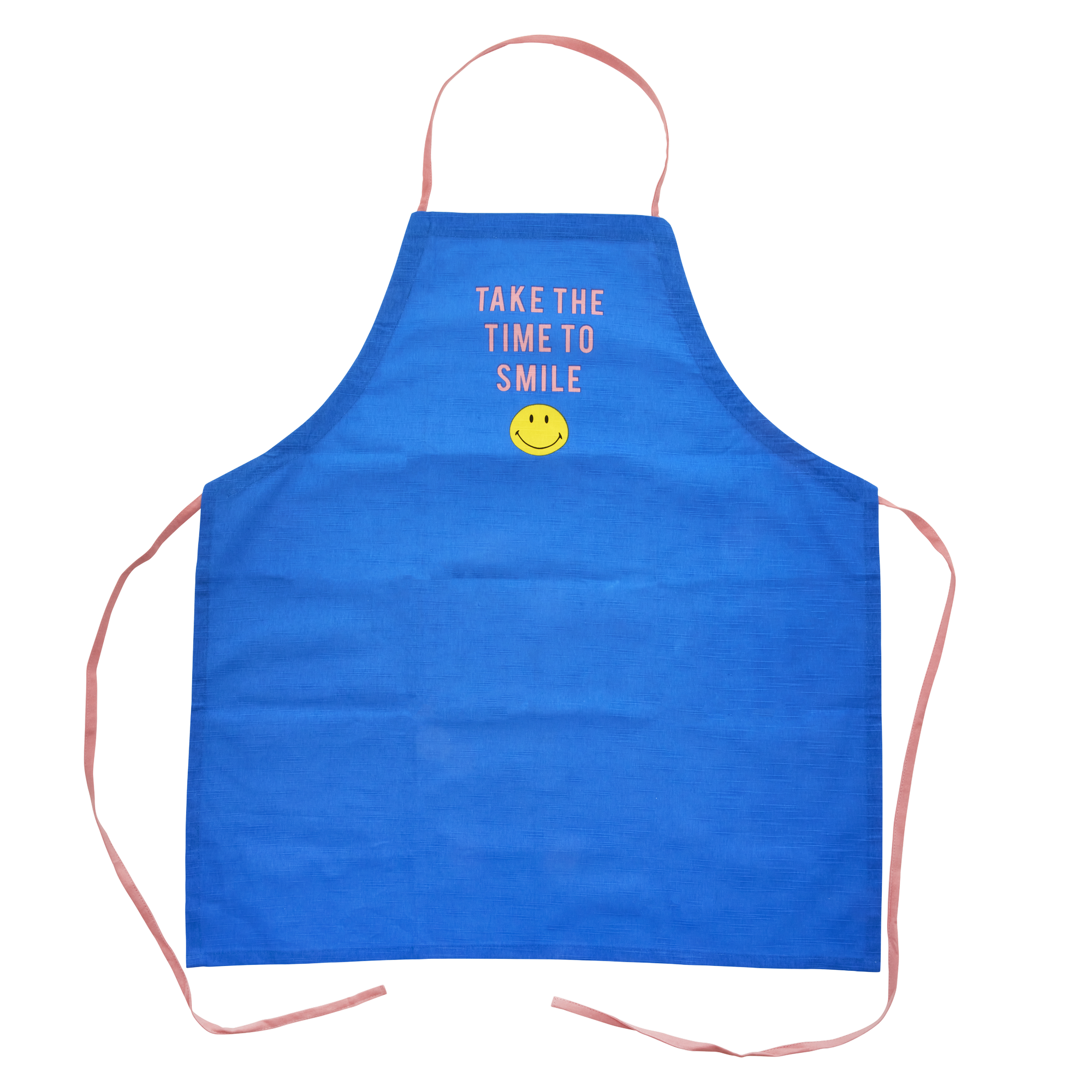 Cotton Apron - Blue - Smiley® – CHICHUHUKID