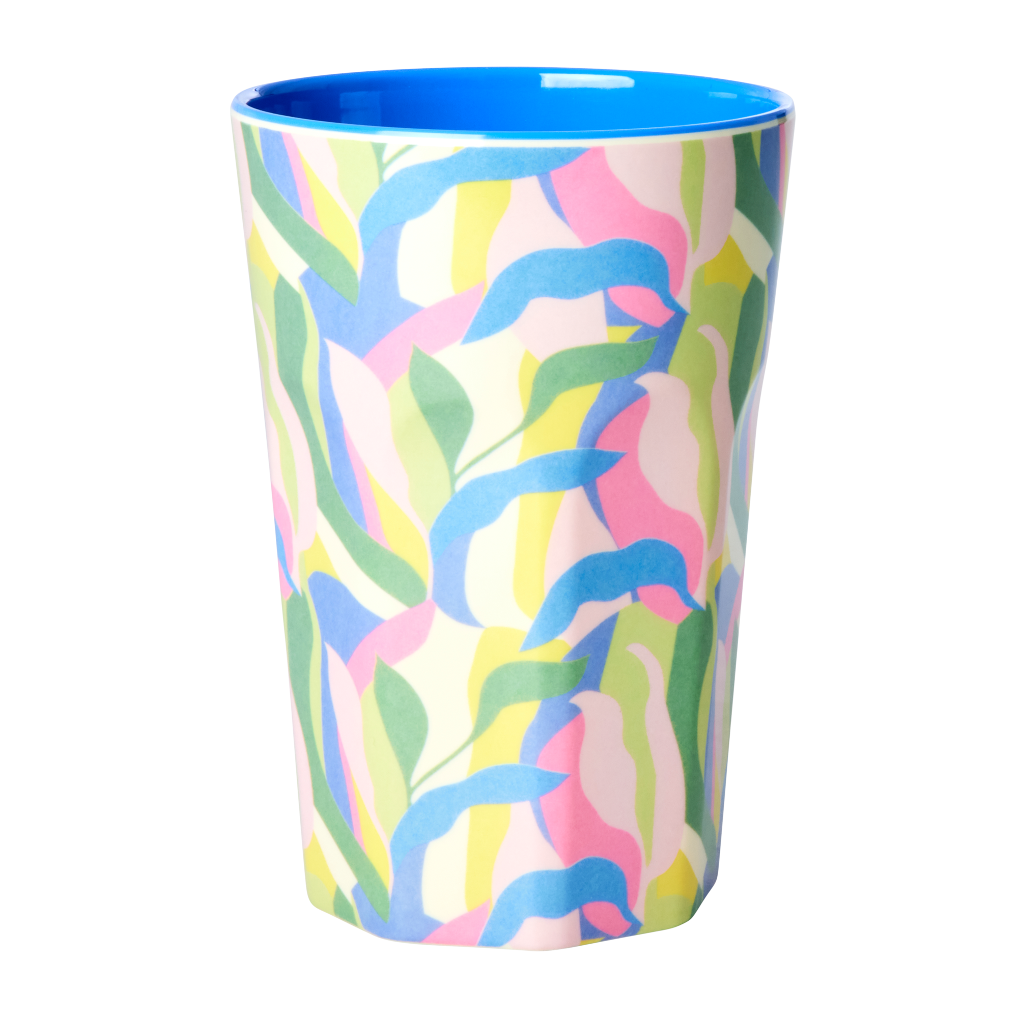 Melamine Tall Cup - Blue - Jungle Fever Print – CHICHUHUKID